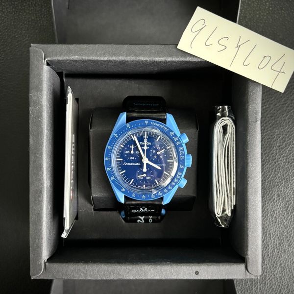 Swatch Mission To Neptune - Bioceramic Speedmaster Moonswatch ...