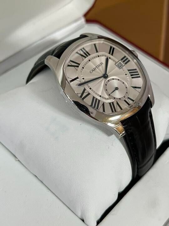 Cartier Drive De Cartier Extra-Flat Silver Dial Men's Watch WSNM0004 ...