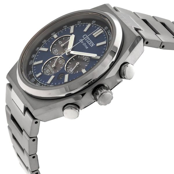Citizen Zenshin Chronograph Blue Dial Men's Watch CA4610-85L ...