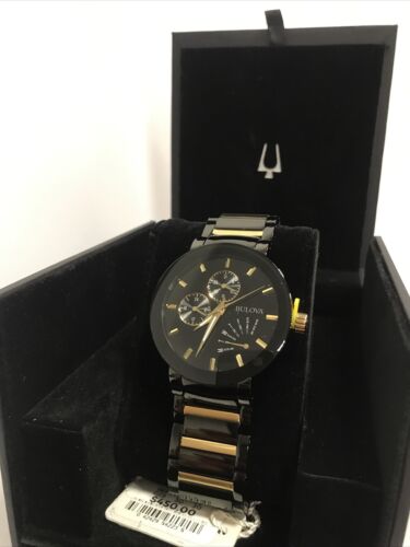 Bulova Men's FUTURO Tone Stainless Steel Watch - 98C124 MSRP: $450 ...