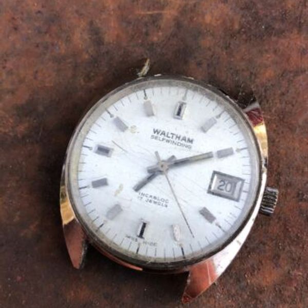 Waltham Watch Incabloc 17 Jewels Self Winding Stainless Steel Back Automatic | WatchCharts ...