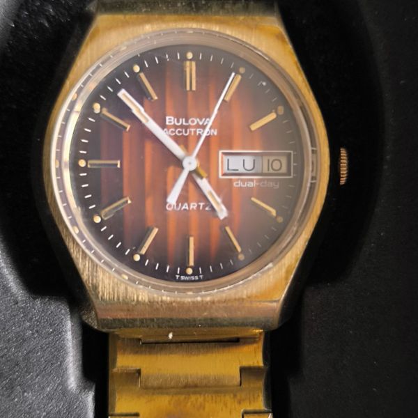 Montre BULOVA ACCUTRON PlaquÃ© Or | WatchCharts Marketplace
