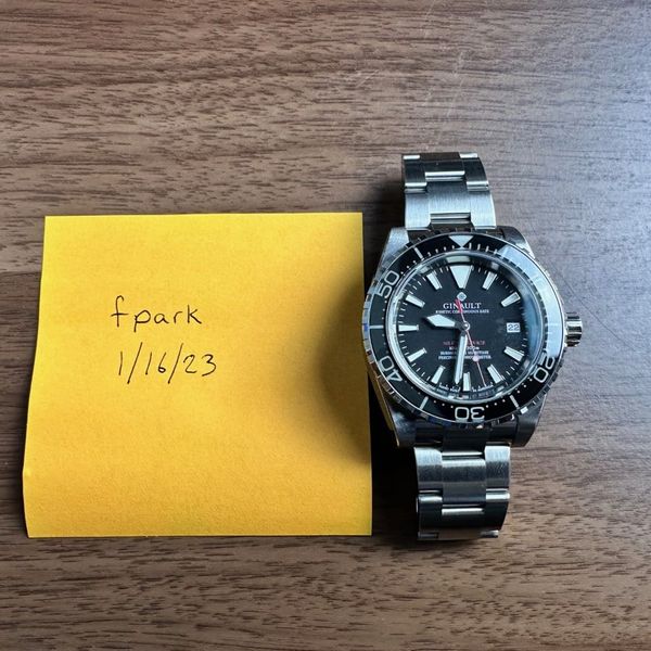 [WTS] Ginault Silent Service Diver Date - Full Kit | WatchCharts