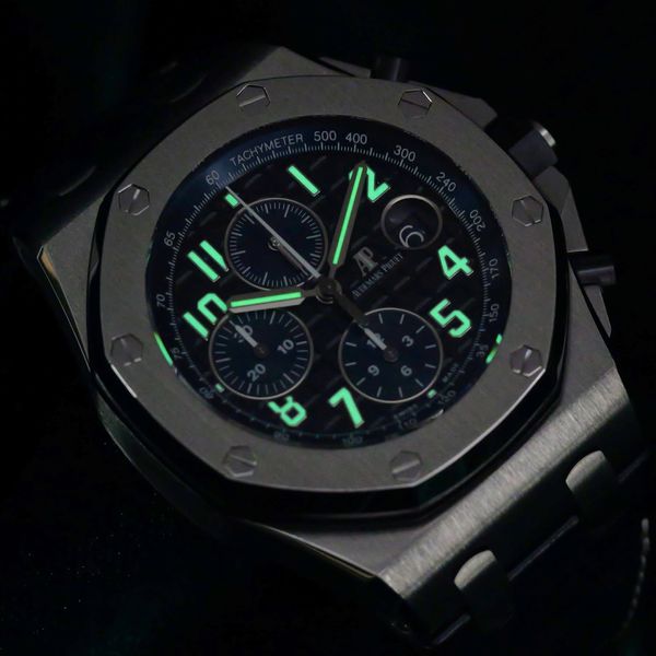 FSOT: Audemars Piguet Royal Oak Offshore Chronograph Batman Black Steel ...