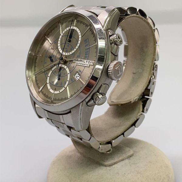 HAMILTON Railroad Chronograph Automatic Stainless Steel H406560 Men's ...