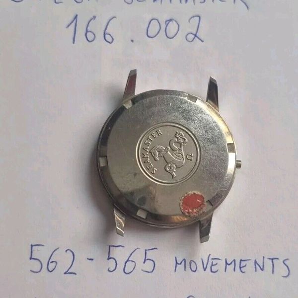 Omega seamaster case,caja omega seamaster,automatic 562-565,ref:166.002 ...