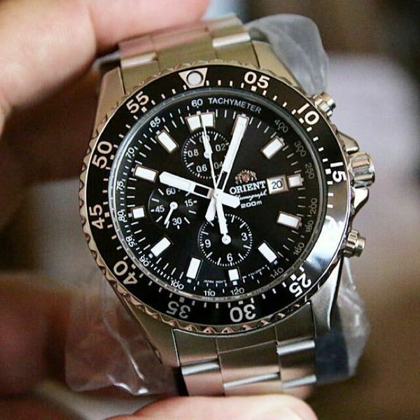 Orient Captain Chronograph watch with box | WatchCharts