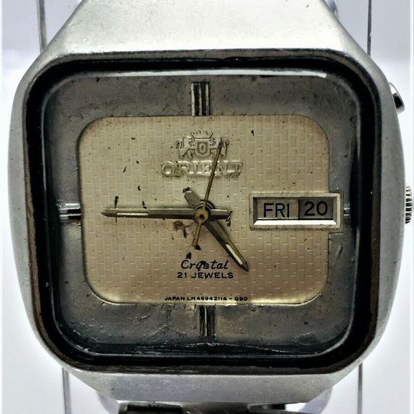 VINTAGE ORIENT TV CRYSTAL 1469210-4A CA AUTOMATIC MEN'S WATCH | WatchCharts