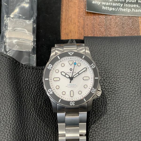 FS: Hamtun Kraken H2 White No Date Dial Brand New | WatchCharts Marketplace
