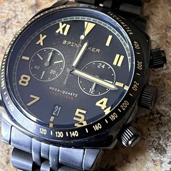FS Spinnaker Hull California Meca-Quartz Chronograph – All Black ...