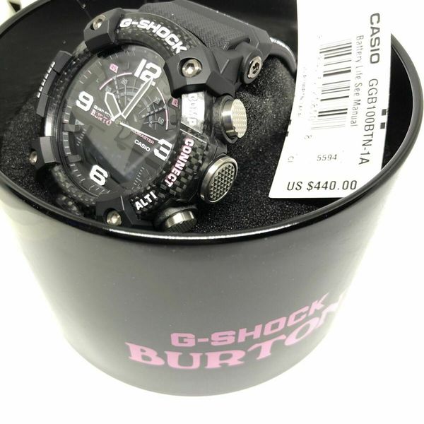 New Casio G-Shock Mudmaster Burton X Limited Edition Mens Watch ...