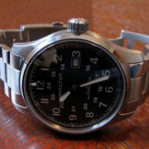 * SOLD * FS: Hamilton Khaki Officer Automatic 44.5mm (H70625133 ...