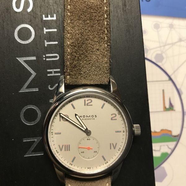 **SOLD** Nomos Club Campus 38 - CONUS - In house (Alpha) NOMOS hand wind mvmt! | WatchCharts ...