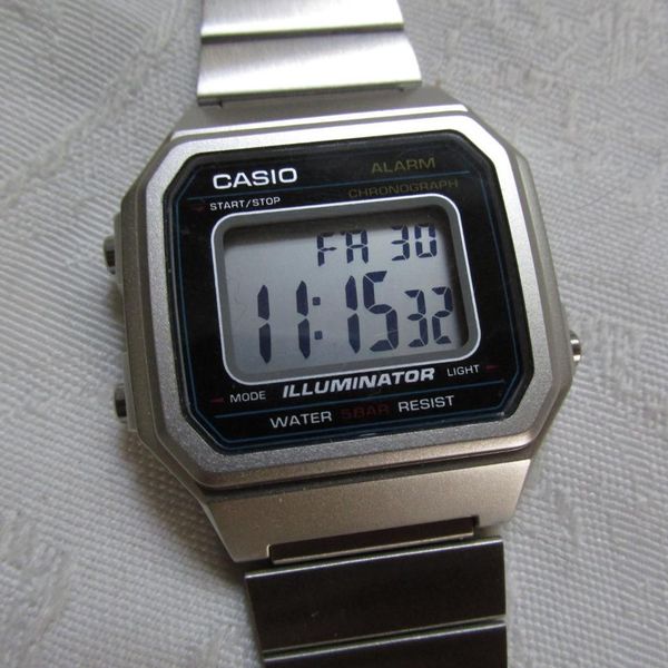 Vintage Casio Mens Wristwatch - Illuminator #3454-B650 - Matte ...