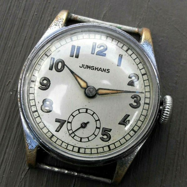 Vintage Germany Military Man's Wrist Watch "JUNGHANS" cal. J80 1930 ...