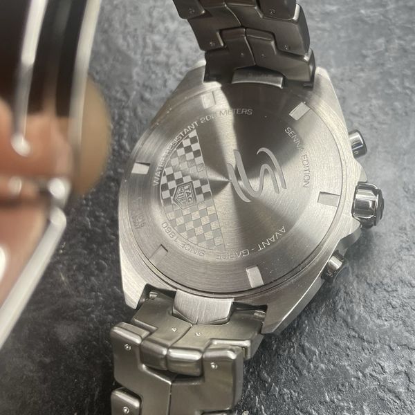 Tag Heuer Formula 1 One Ayrton Senna CAZ1015 Chronograph Quartz 43mm ...