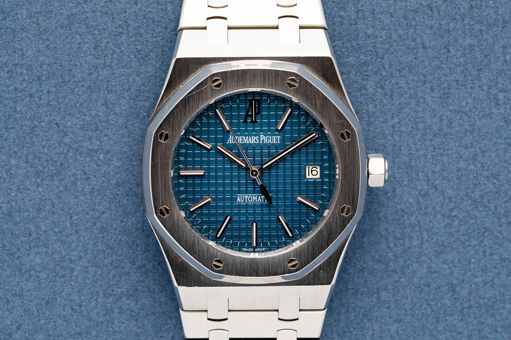 Audemars Piguet 15300 Royal Oak | Blue Dial | Full Set | WatchCharts ...