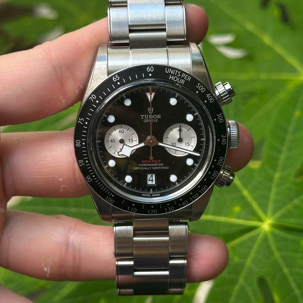(Like New 2022) Tudor Black Bay Chrono Reverse Panda Black 79360N 41mm ...