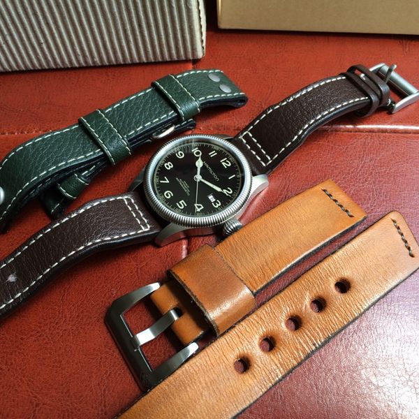 SOLD--- HAMILTON Khaki Field watch Team Earth LE / 3 straps | WatchCharts