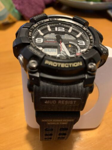GShock Casio GG-1000-1ADR Mudmaster Men Sport Wristwatch - Black ...