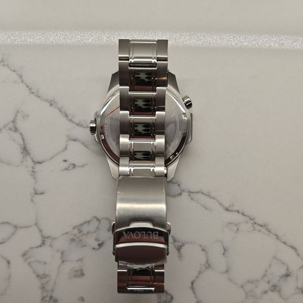 Bulova Marine Star Black Dial Men's Watch - 96B382 | WatchCharts ...
