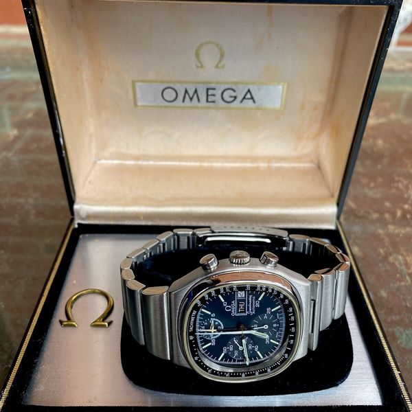 Vintage Omega Speedmaster Chronograph TV Mens Watch Automatic 42mm Ref ...