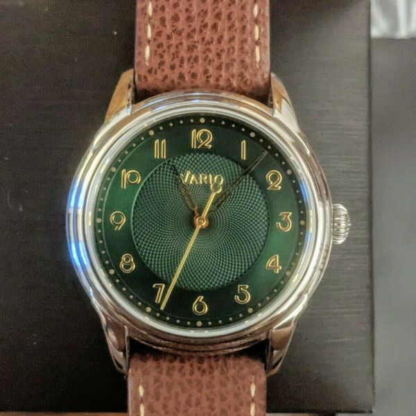 Vario Empire Handwound, Emerald Green - 38mm, Sapphire, Miyota 6T33, 5 ...