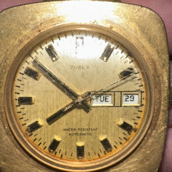 Vintage Timex Automatic Water Resistant Wrist Watch | WatchCharts ...