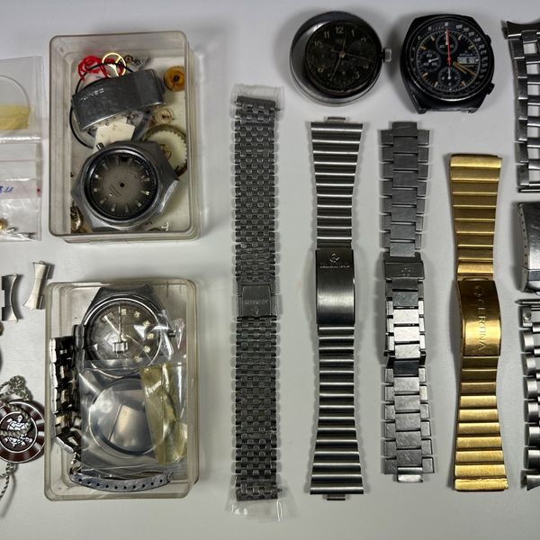 PROJECT! VINTAGE ZENITH DEFY 2562 GAY FRERES BAND CROWN HANDS GAME NEW ...