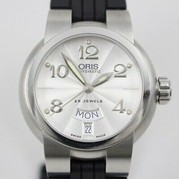 ORIS TT1 7522-41 Automatic Day-date White dial Day date Stainless steel ...