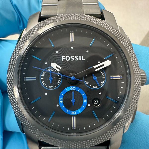 Fossil Machine Chronograph Black Dial Men's Watch FS4931 NWD ...