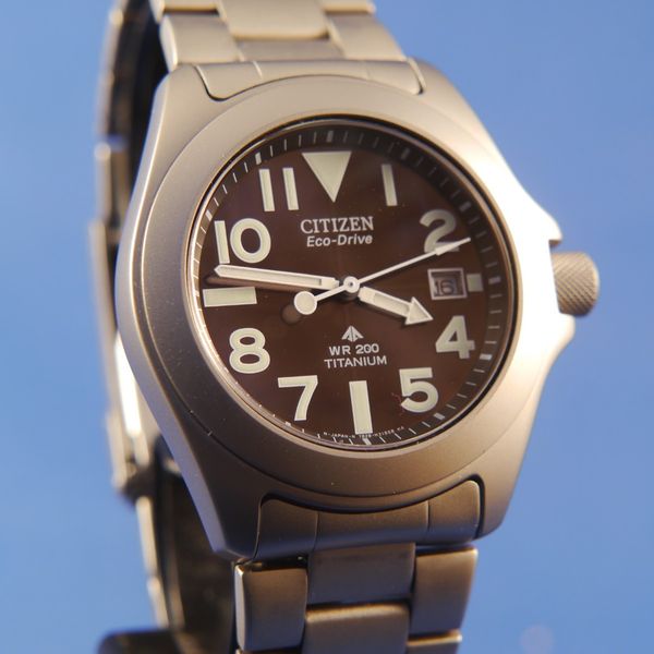 Citizen Promaster 7828-H09971 Eco Drive , Ray Mears , Titanium Watch ...