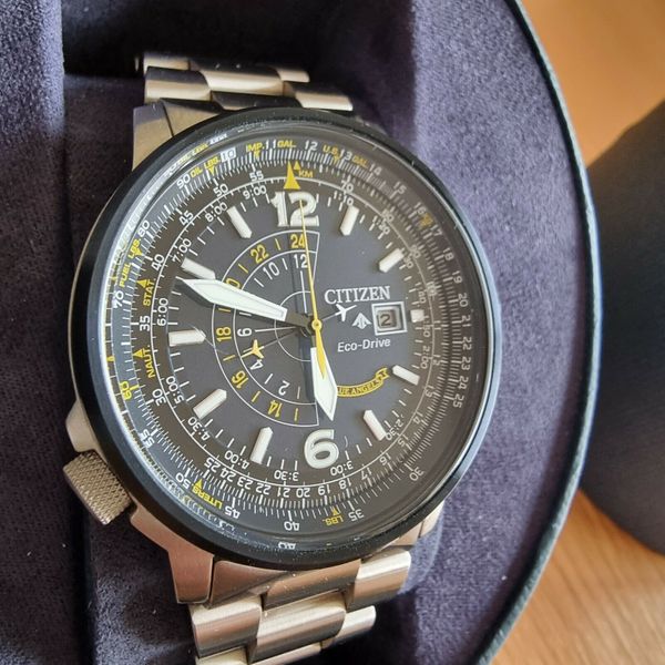 Citizen Nighthawk BJ7006-56L Eco-Drive BLUE ANGELS edition | WatchCharts Marketplace