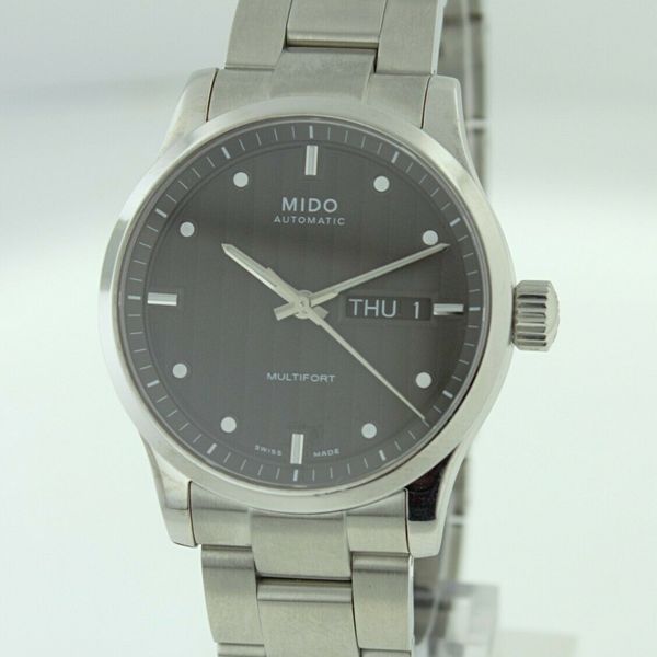 Mido Multifort Automatic M005.830.11.061.00 Grey Dial Men's Watch ...
