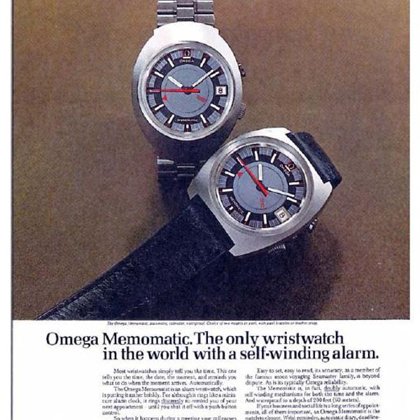 FS: Omega Seamaster Memomatic (with self winding alarm)-recent service ...