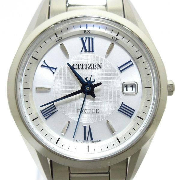 [New] [Used] CITIZEN EXCEED Watch Eco Drive/Radio Wave Silver | WatchCharts