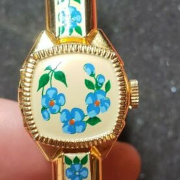 Vintage Swiss Made JAI Wind Up Ladies Watch Flower , 17 jewels ...
