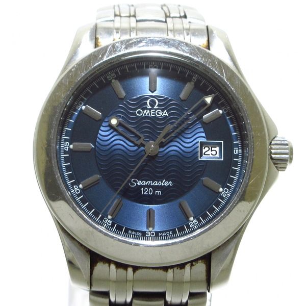[New] [Used] OMEGA Seamaster Watch Jacques Mayol 2001 Navy ...