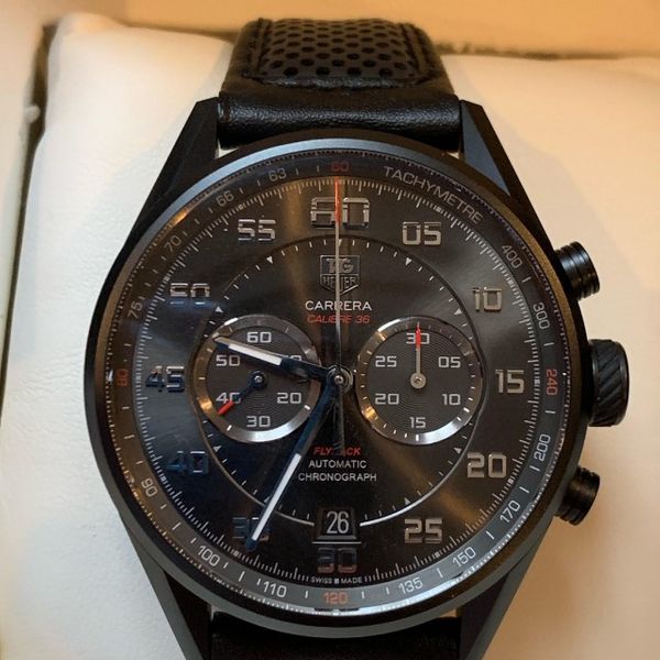 FS: Tag Heuer Carrera Calibre 36 Flyback Titanium Chronograph CAR2B80 ...