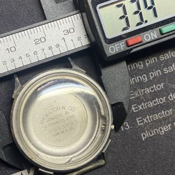 Mens Vintage Hamilton Watch Case Stainless | WatchCharts Marketplace