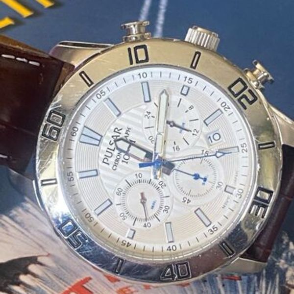 Pulsar By Seiko Chronograph 100M VD53-X105 Men's Watch | WatchCharts ...