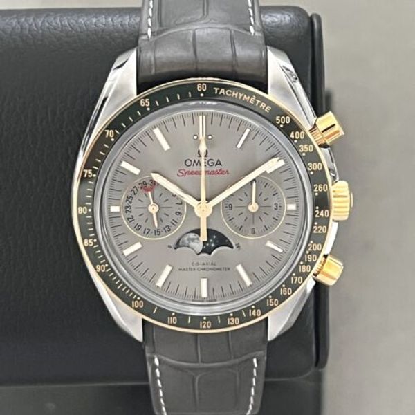 Omega Speedmaster Moonphase Gray Dial 44mm Men's Watch | Complete Set ...