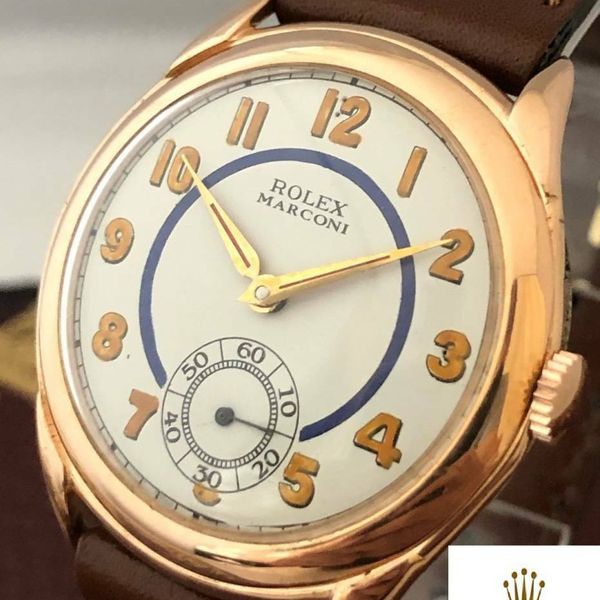 ROLEX MARCONI Men's Antique Watch Hand-winding 1960s DHLShipping ...