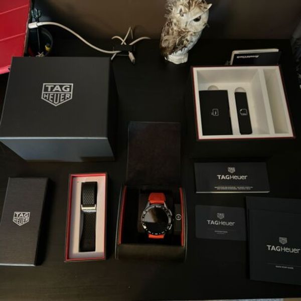 Tag Heuer Connected Calibre E3 Watch 45mm SmartWatch plus black ...