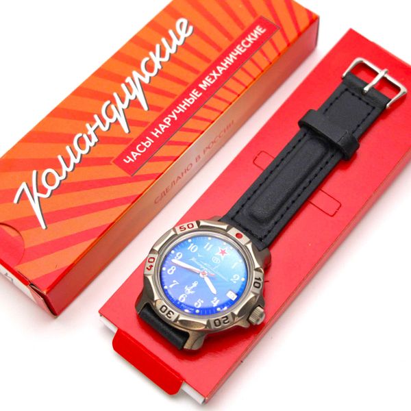 VOSTOK KOMANDIRSKIE 2414 816289 RUSSIAN Mechanical Military Watch ...