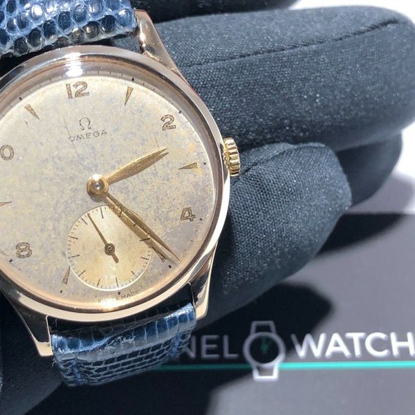 OMEGA 13322 9ct gold 1947 Post WW2 Dennison Case gents Vintage watch ...