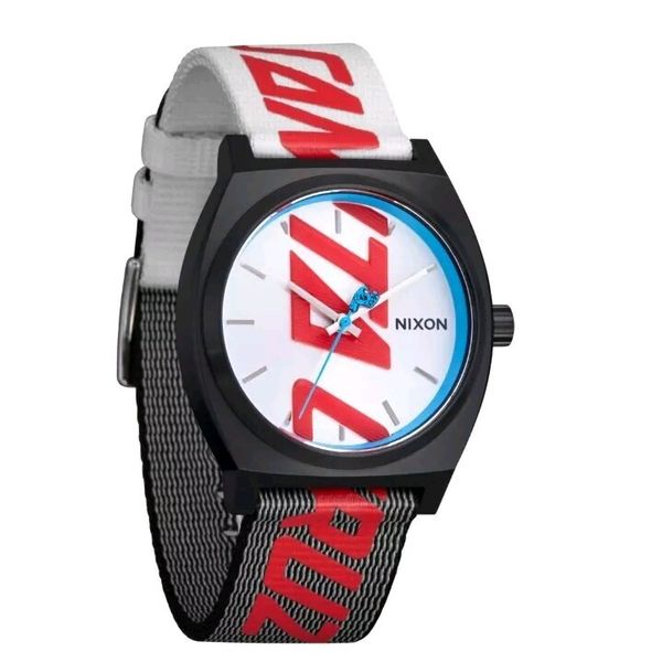 Nixon x Santa Cruz Time Teller - Black / Silver - Watch | WatchCharts ...