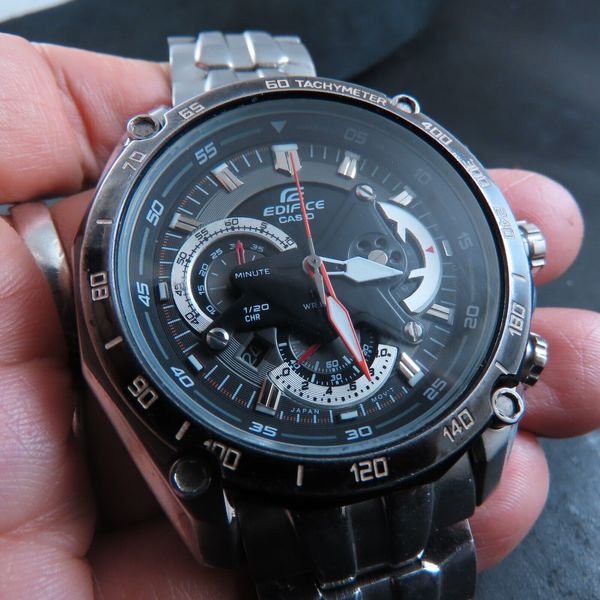 EF-550 Casio Edifice Chronograph Quartz Men Watch | WatchCharts Marketplace
