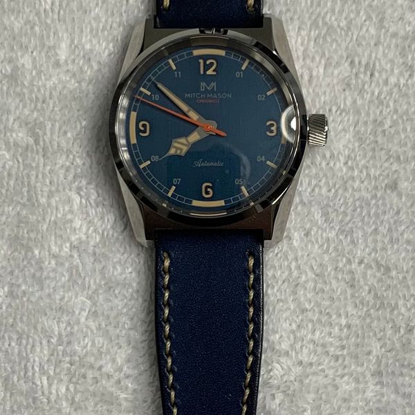 FOR SALE: MITCH MASON CHRONICLE FIELD WATCH WITH TWO STRAPS & FULL KIT ...