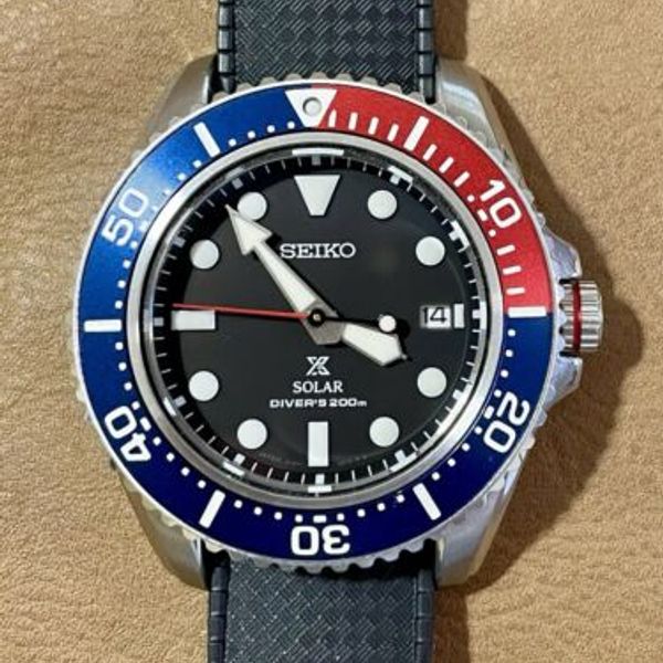 Seiko Prospex Pepsi Solar Diver - SBDJ053 JDM -SNE591 | WatchCharts ...